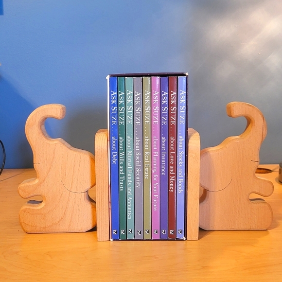 unbranded | Accents | Handmade Wooden Elephant Bookends | Poshmark
